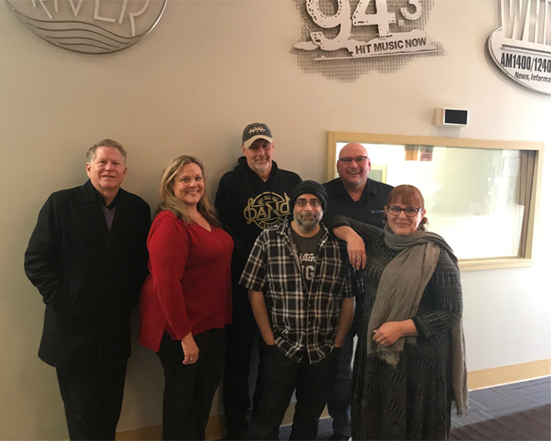 At Saga Communications Massachusetts: Shane Finch, Denise Vozella, Nick ...