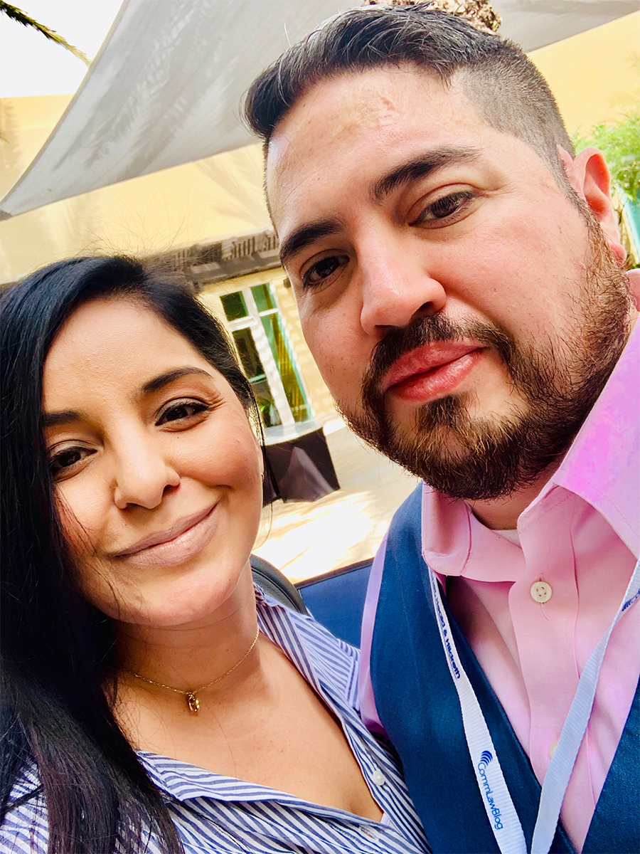 Jesus with Veronica Nava, VP/Programming for DASH Radio